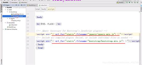 Flask 在html中加载静态资源flask 指定html静态资源 Csdn博客
