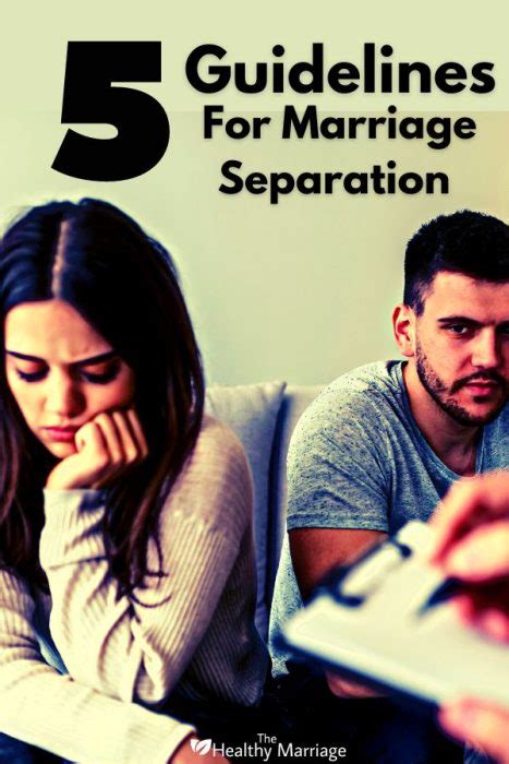 Guidelines For Marriage Separation 6 Essential Rules For Separated
