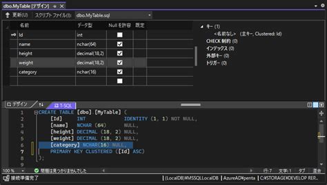 Sql Server Localdbのテーブルの列やデータ型などの構造を変更する Sql Server Tips Ipentec