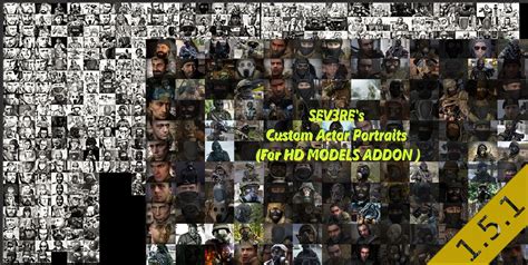 Custom Actor Portraits For Vanilla Or Hd Models Addon S T A L K E R