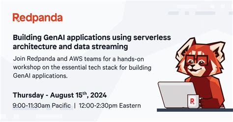 Dave Smith On Linkedin Aws And Redpanda Workshop Building Genai Apps