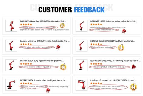 Borunte Industrial 6 Axis Robot Arm Brtirus2030a Robotic Manipulator Assembly With Gearbox Motor