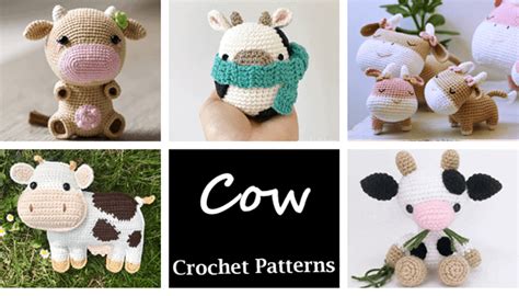 27 Cute Cow Crochet Patterns To Make Amigurumi Tips A More Crafty Life