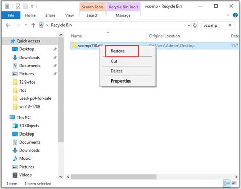 Solutions To Vcomp Dll Is Missing Or Not Found Error MiniTool