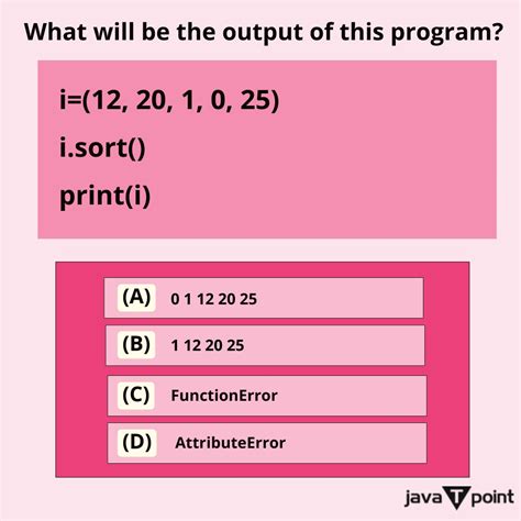 What Will Be The Output Of This Program Q No 23 Tpoint Tech Posted On The Topic Linkedin