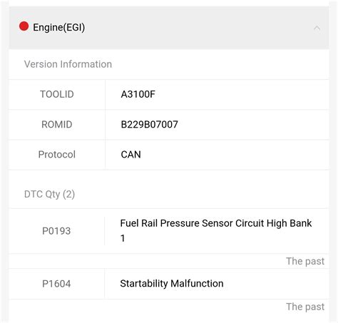 Intermittent Fuel Pressure Sensor Error Random No Start And Hesitation
