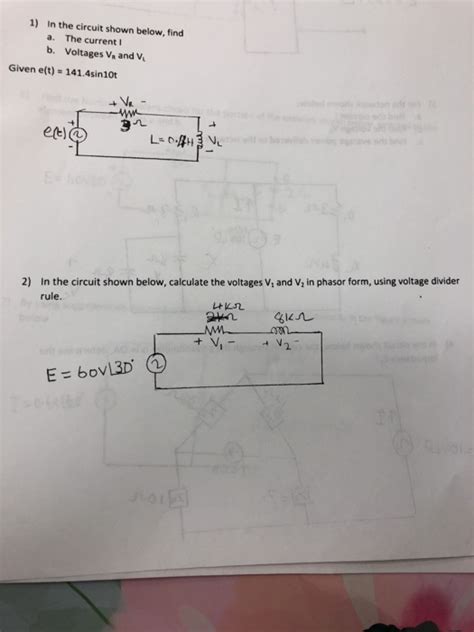 solved 1 in the circuit shown below find a the current i