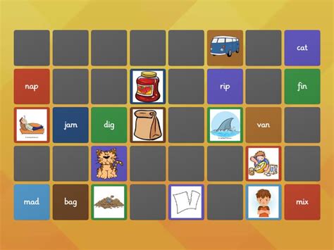 Level 1 Matching CVC Matching Pairs