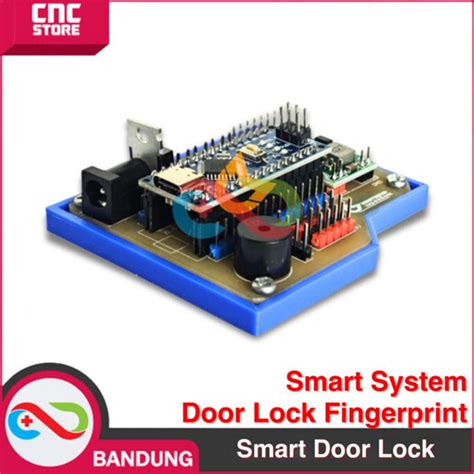 jual kit fingerint arduino smart security system doorlock diy project