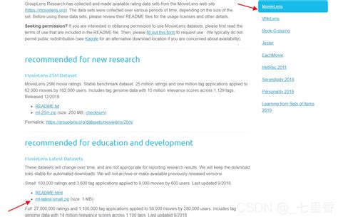 下载grouplens上的moviescsv数据集并使用在哪里下载moviecsv Csdn博客