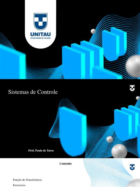 Aula 3 Sist Ctle 2022 2s Pdf Transformada De Laplace Rede Elétrica