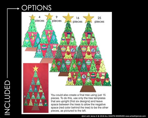 Printable Tessellation Christmas Tree A Favorite Classroom Arts And Craft