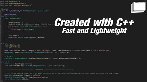 Multiple 3d Widgets In Code Plugins Ue Marketplace