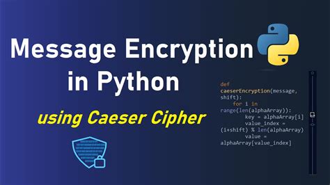 Message Encryption In Python Build A Project Youtube