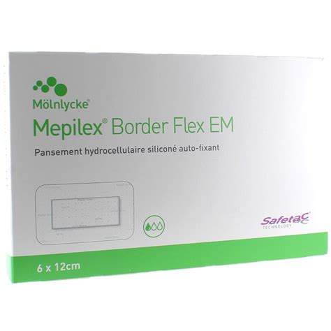 Mepilex Border Em 6x12 Cm Boite De 10 Pansements
