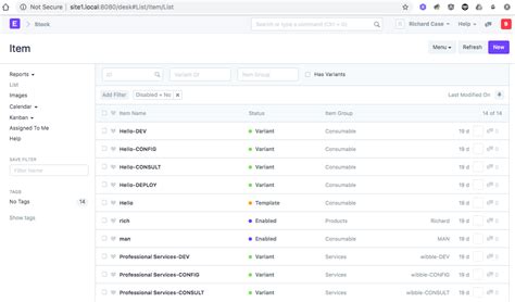 Intermittent Item Code Erpnext V11161 Version 11 · Issue 19230