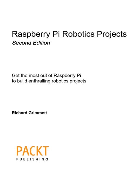 Raspberry Pi Robotics Projects 2nd Edition Grimmett Pdf Raspberry
