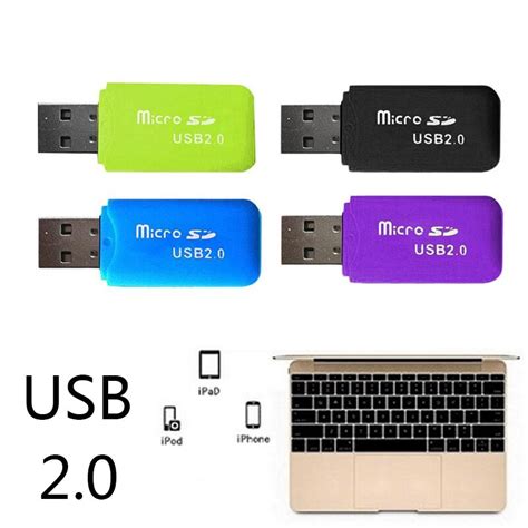 Micro Sim Sd Card Reader Usb Cardreader TF F Grandado