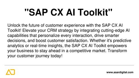 Ppt Sap Cx Ai Toolkit Powerpoint Presentation Free Download Id