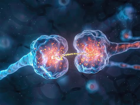 Synaptic Transmission Nerve Synapse Delving Into The Dynamic Process Of Signal Transmission