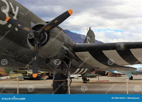 Old Military Plane Wing Editorial Stock Image Image Of Front 49814249