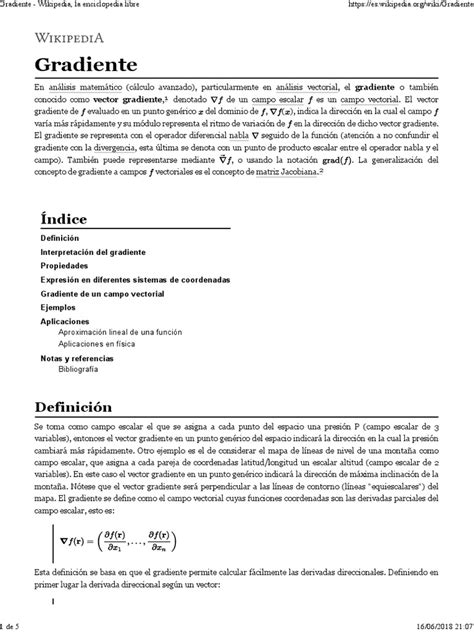 Gradiente Pdf Degradado Vector Euclidiano