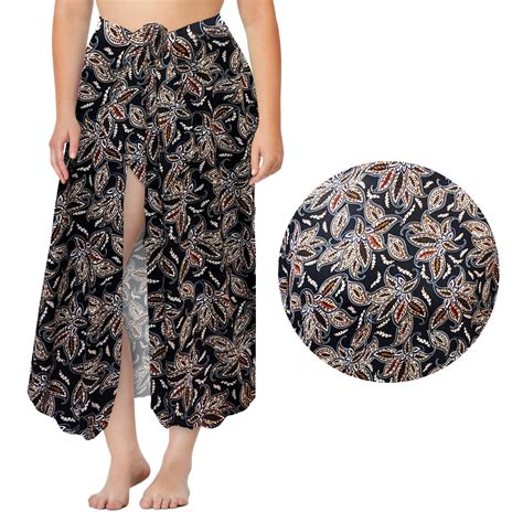 Plus Size Floral Delight Swimsuit Summer Cover Up Sarong