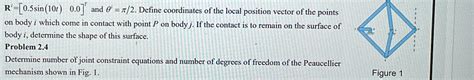 R And θπ2 Define Coordinates Of The Local Position Vector Of The
