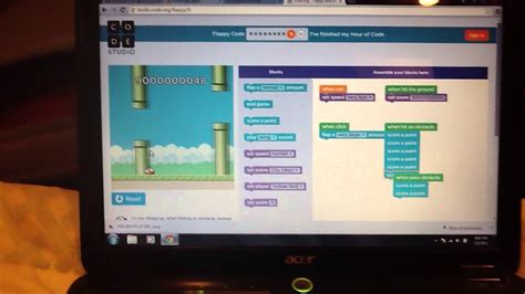 How To Hack Flappy Bird By Coding It Online Youtube