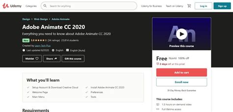 Adobe Animate Cc 2020 Online Course Plsanu