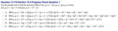 Solved Question 13 116 Section 13 4 Progress Check Question Chegg Com