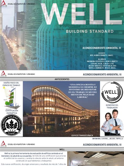 Certificado Well Pdf Descargar Gratis Pdf Liderazgo En Energía Y Diseño Ambiental Urbanismo