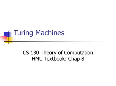 Ppt Computation Models Finite Automata To Turing Machines Powerpoint Presentation Id9532015