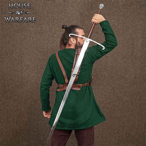 Barbarian Sword Back Harness Brown
