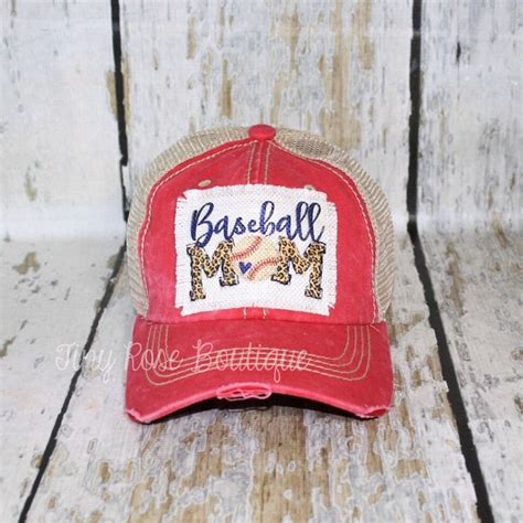 Baseball Mom Hat Etsy