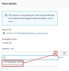 Getting Started With Amazon EBS Elastic Block Service