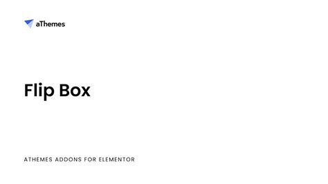 Flip Box Widget For Elementor Youtube