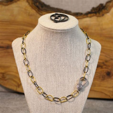 Chain Link Necklace Jill Duzan Jewelry