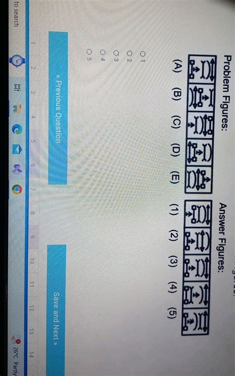 Problem Figures Answer Figures A B C D E 1 1 StudyX