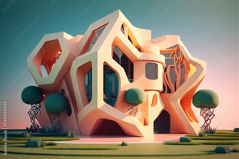 Playful Surreal Architecture Super Modern Extravagant House