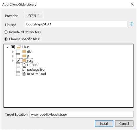Adding Bootstrap Sass To Aspnet Core Dotnet Catch Blogging Net C And Devops Topics