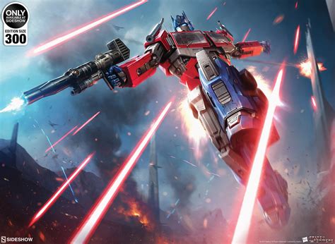 Optimus Prime More Than Meets The Eye Art Print By Sideshow