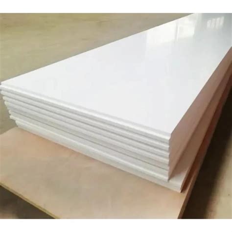 White 12mm Corian Acrylic Solid Surface Sheet Size 2 Feet X 6 Feet