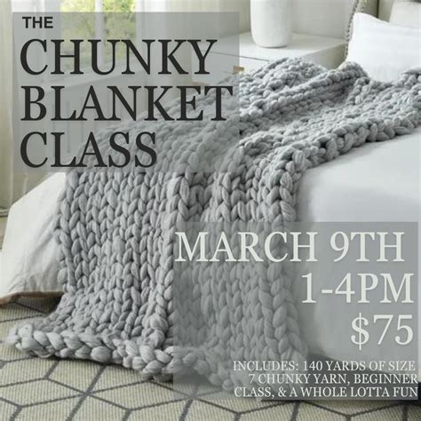 Chunky Blanket Making Class Hastings Golf Club