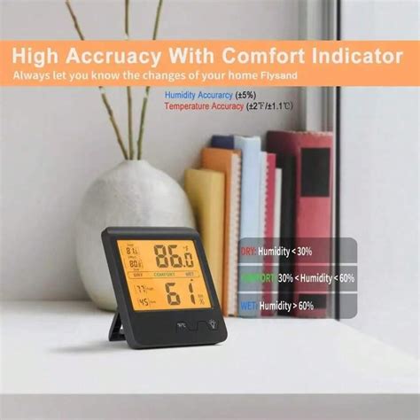 1pc household electronic accurate thermometer and hygrometer high