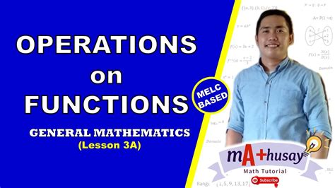 Operations On Functions Filipino Paano Ba Mag Add Subtract