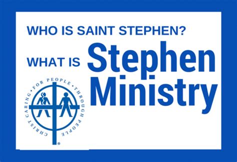 Stephen Ministry Who Was Saint Stephen And What Is Stephen Ministry Saint Patrick Catholic Church