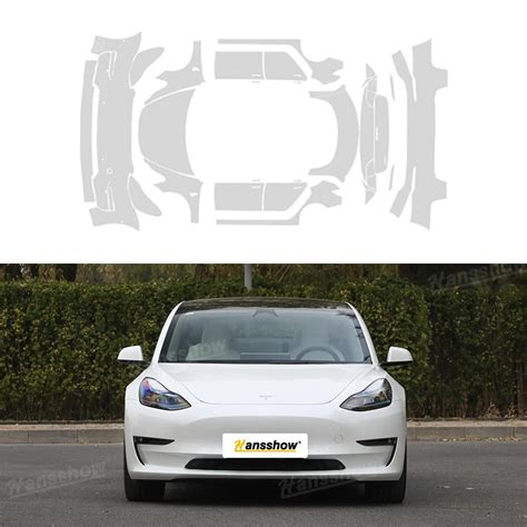 Model 3 Diy Color Ppf Protection Film Kit Wrap Pre Cut Full Coverage