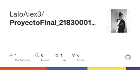 Github Laloalex Proyectofinal