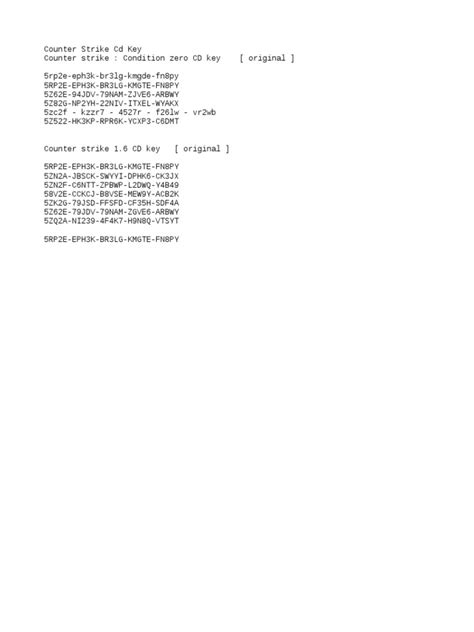 Cs 16 Cd Key Pdf